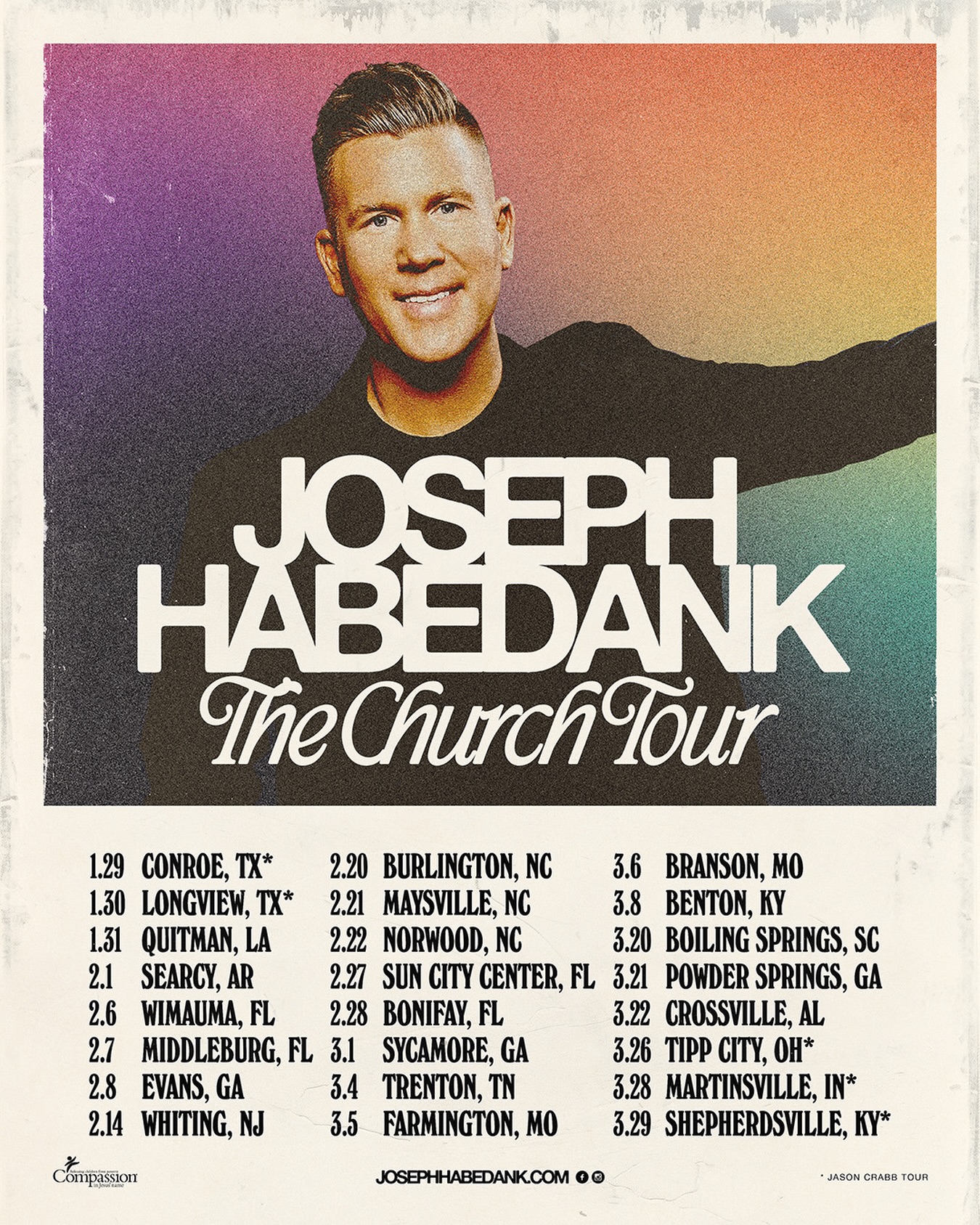 Joseph Habedank Launches "The Church Tour" Following Successful ...